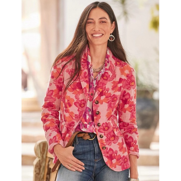 Sundance | Jackets & Coats | Nwt Sundance Sunrise Bloom Floral Linen ...